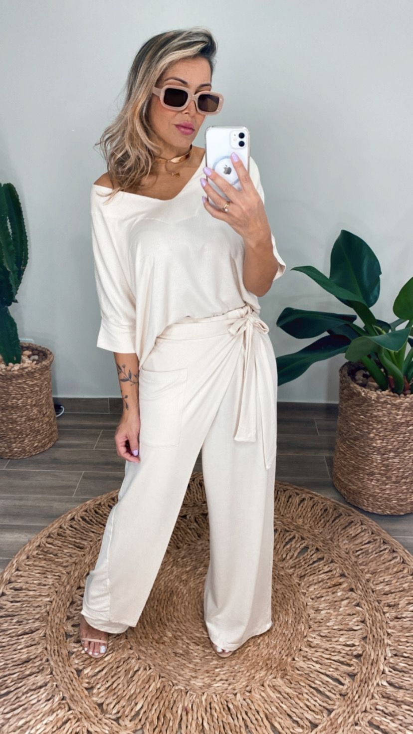 Conjunto Lara OFF WHITE - Bandoh